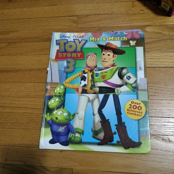 Disney | Toys | Disney Pixar Toy Story 3 Mix Match Book Green Blue And ...